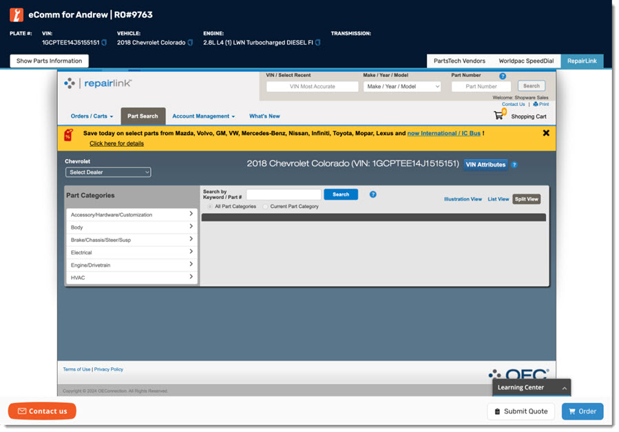 Setting Up RepairLink Shop in Shop-Ware – Help Center