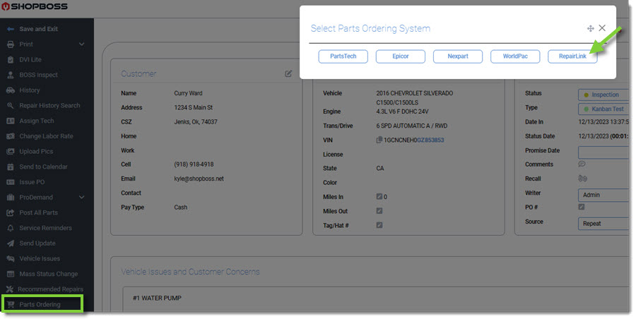 Setting Up RepairLink Shop in Shop Boss – Help Center