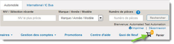 Traitement des Commandes Automobile dans RepairLink Shop – Centre d'aide