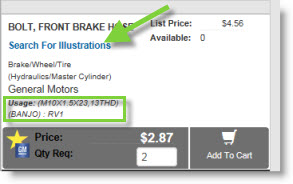 Parts Numbers Do Not Display in RepairLink Shop – Help Center