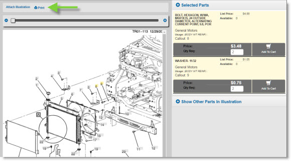Printing Illustrations in RepairLink Shop – Help Center
